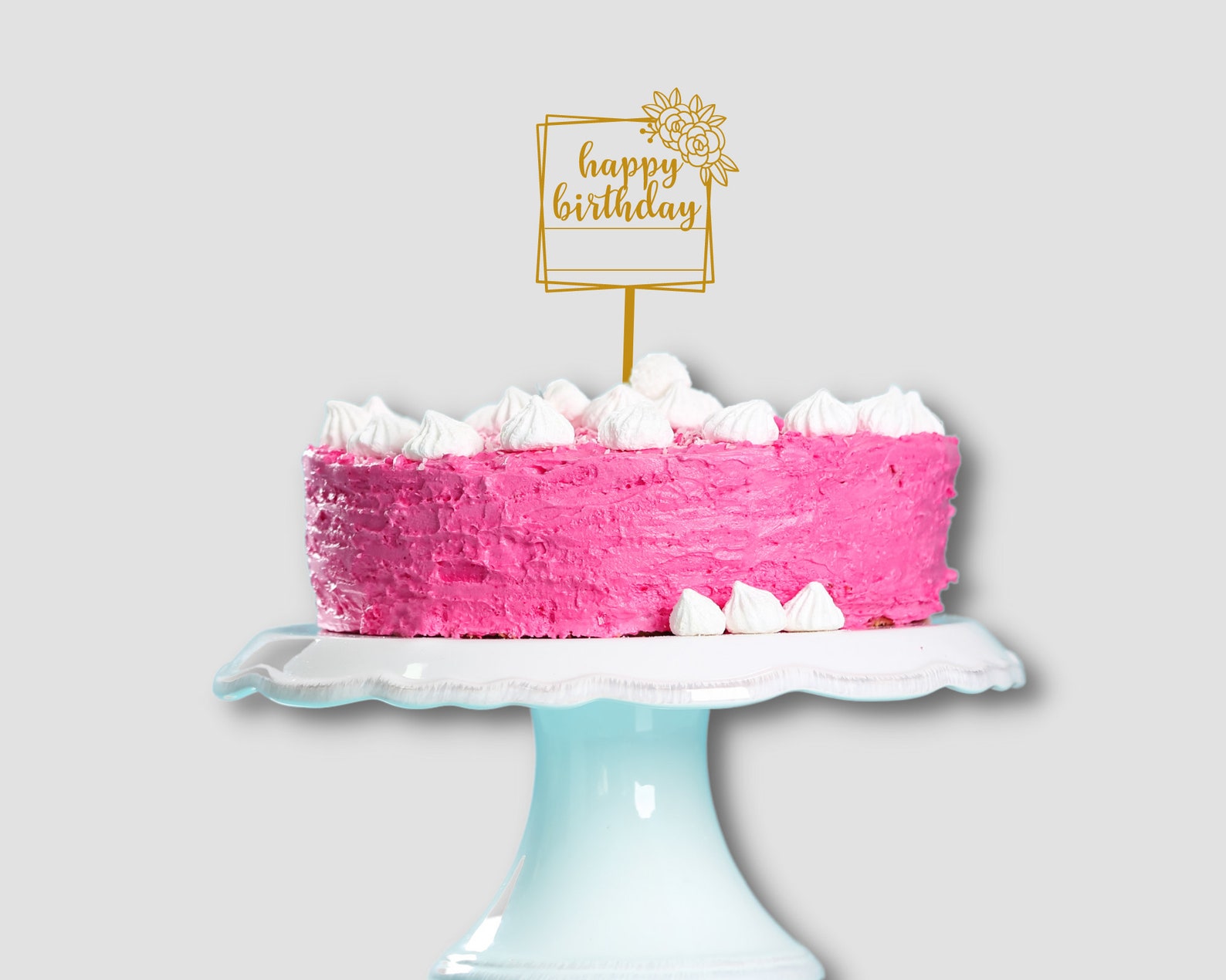 Birthday Cake Topper Svg Bundle Happy Birthday Cake Topper - Etsy