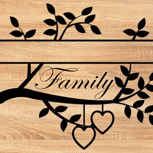 1 to 30 Family Heart Tree Svg, Tree of Life Svg, Family Tree Wall Art ...
