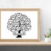 Family Tree Svg 13 Members, Family Heart Tree Svg, Family Reunion Svg ...