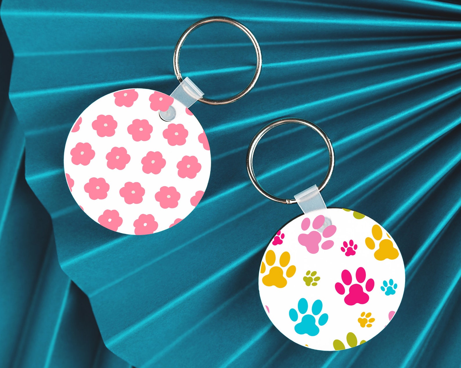 Round Keychain SVG Bundle, Key Ring Svg, Acrylic Keychain Svg, Keychain ...