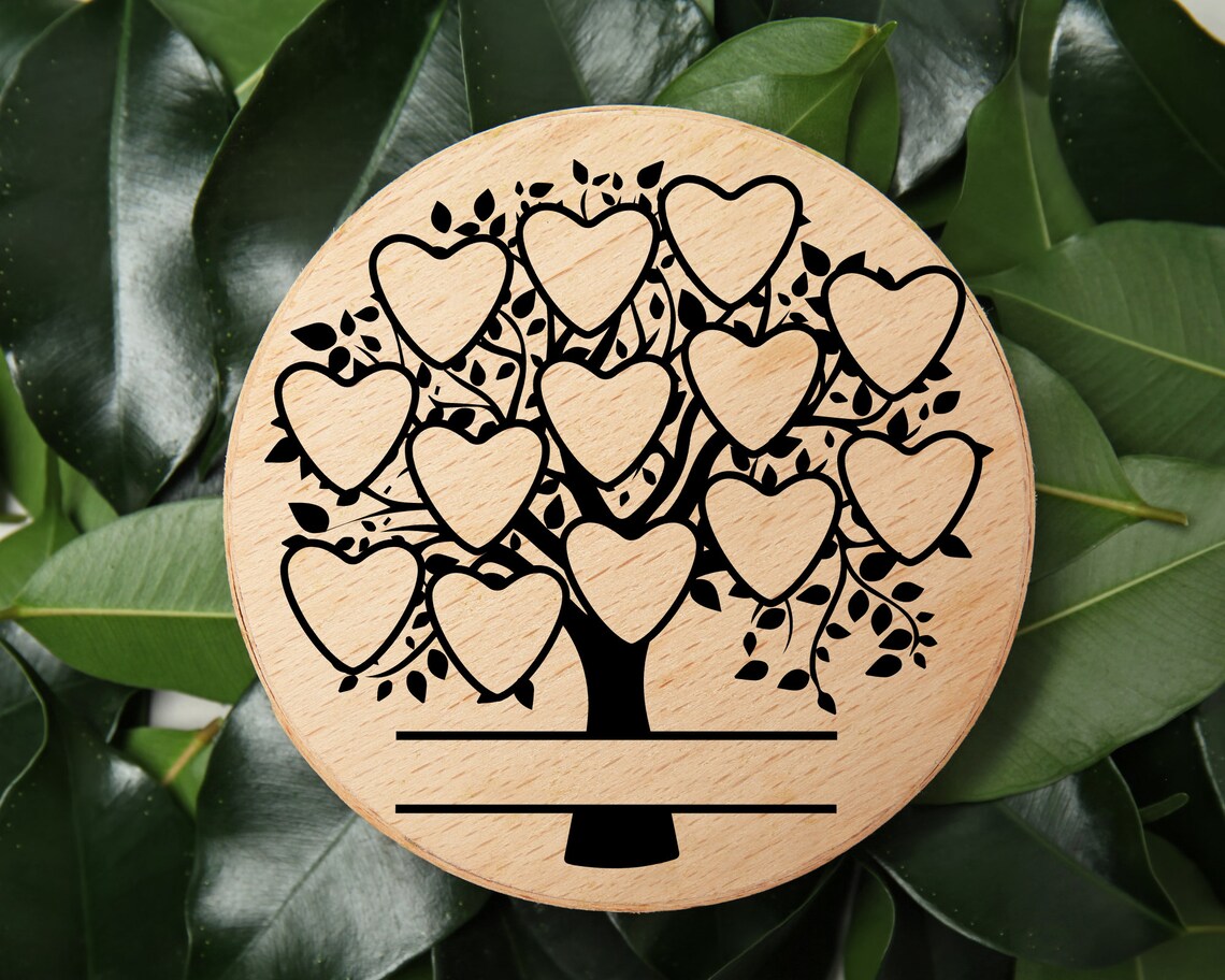 Family Tree Svg 13 Members Tree of Life Svg Family Reunion - Etsy