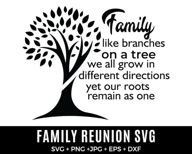 Our Roots Run Deep Shirt Design SVG Family Reunion Tree SVG - Etsy