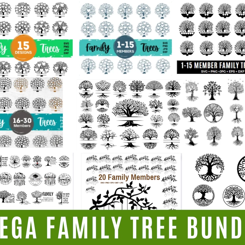Family Tree Canvas - Etsy
