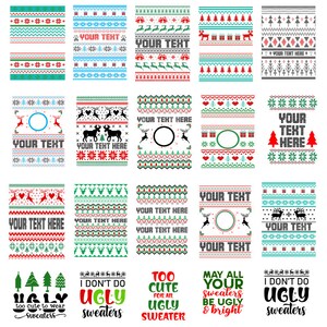 140+ CHRISTMAS SVG BUNDLE, Christmas Svg, Ugly Sweater Svg, Winter ...