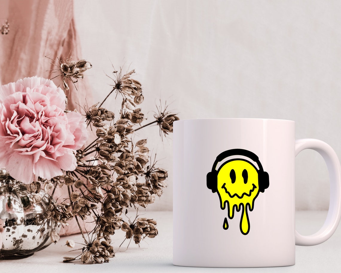 Melted Smiley Face Svg Bundle Melting Smiley Face Smiley | Etsy