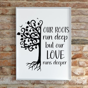 Our Roots Run Deep Shirt Design SVG Family Reunion Tree SVG Custom With ...