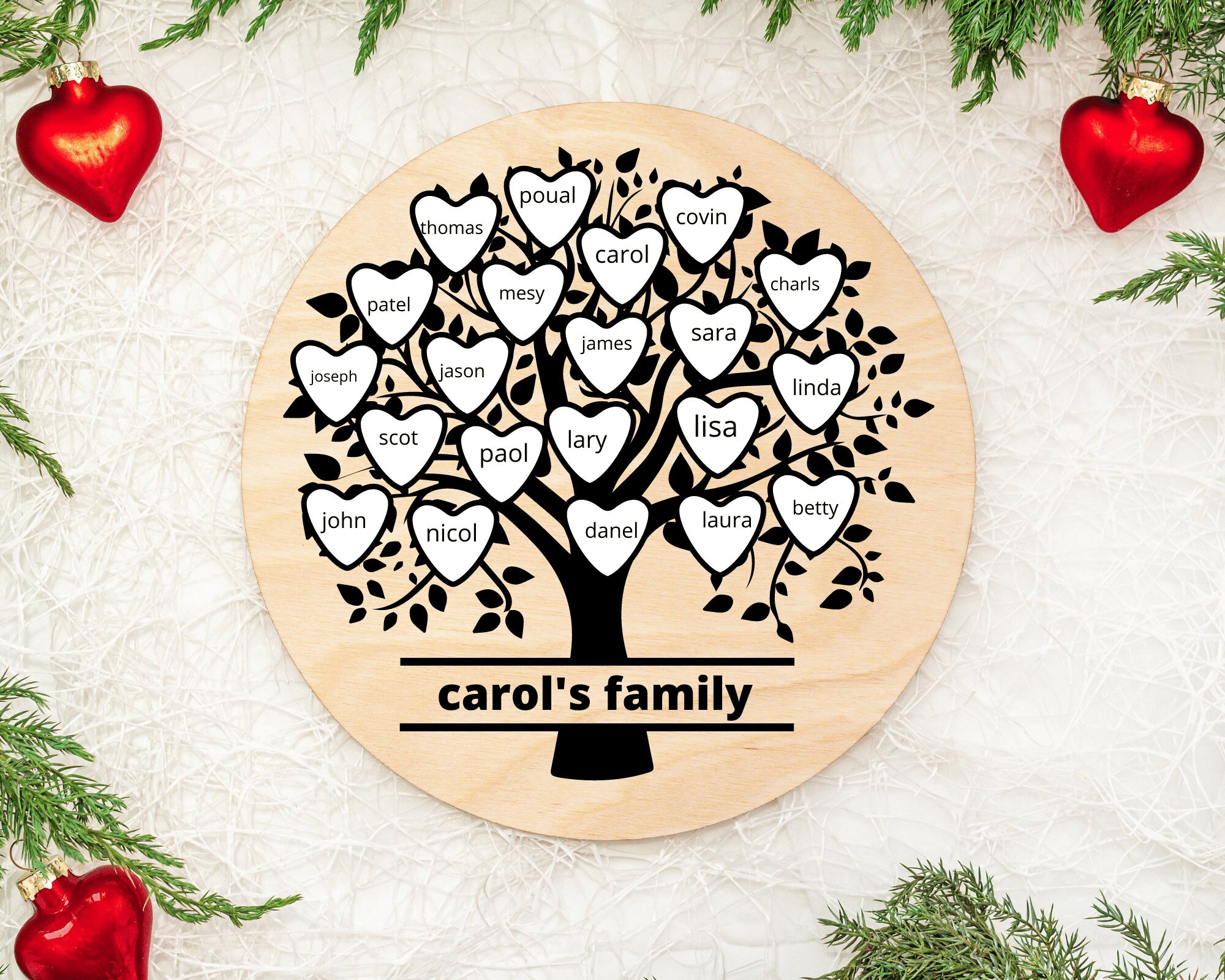 Family Tree Svg 21 Members Family Reunion Svg Custom Family - Etsy