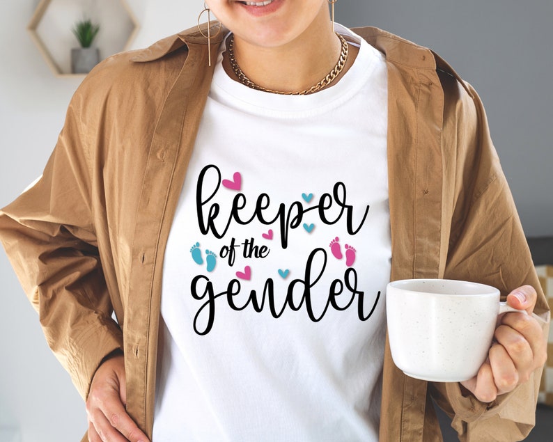 Keeper of the Gender Svg Cut File, Gender Reveal Party Design ...