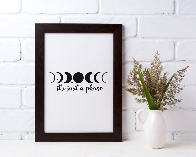 It's Just a Phase SVG, Boho Moon Svg, Boho Svg, Boho Rainbow Svg,hippie ...