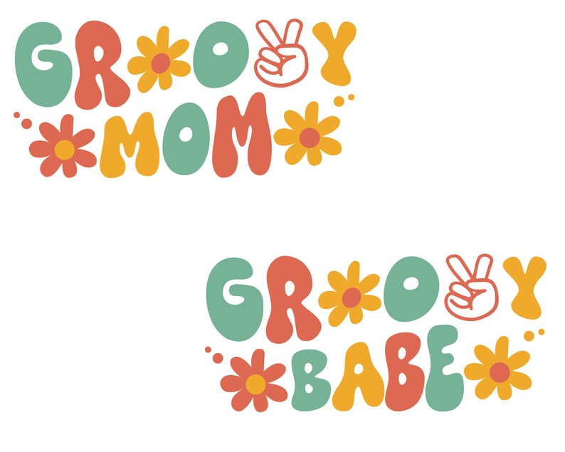 30 Groovy Family SVG Bundle, Retro Family Svg, Groovy Birthday Svg ...