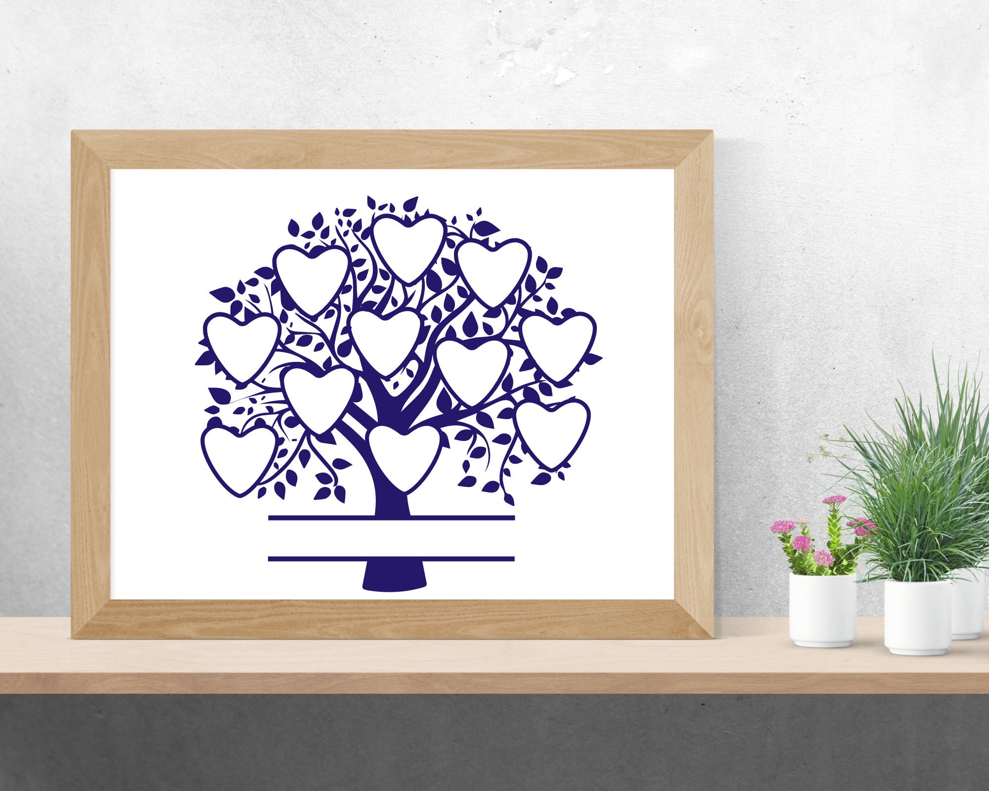 Family Tree Svg 11 Members Tree of Life Svg Family Reunion - Etsy