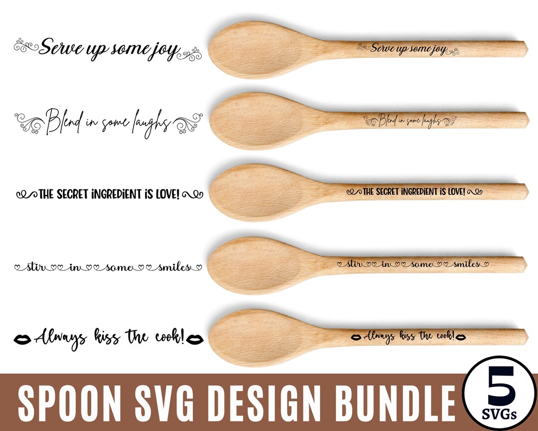 Spoon SVG Bundle, Funny Cooking Svg, Spatula Quotes, Kitchen Svg ...
