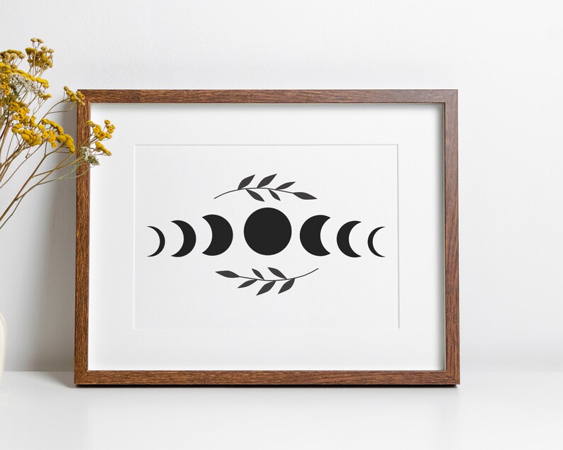 15 Moon Phase Svg Bundle Mystic Celestial Svg Its Just a - Etsy