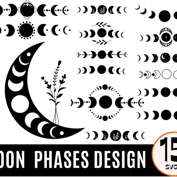 Moon Svg' - Etsy