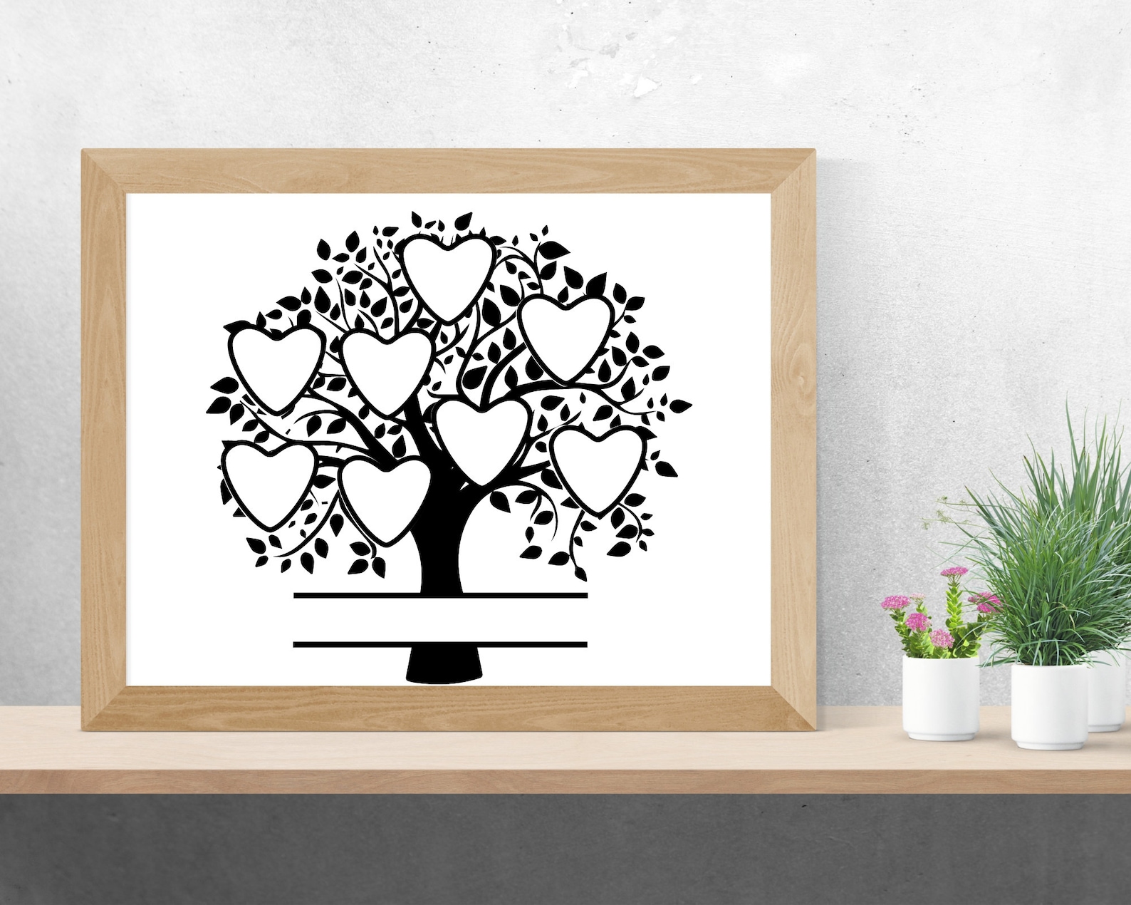 Family Tree Svg 8 Members Tree of Life Svg Family Reunion - Etsy