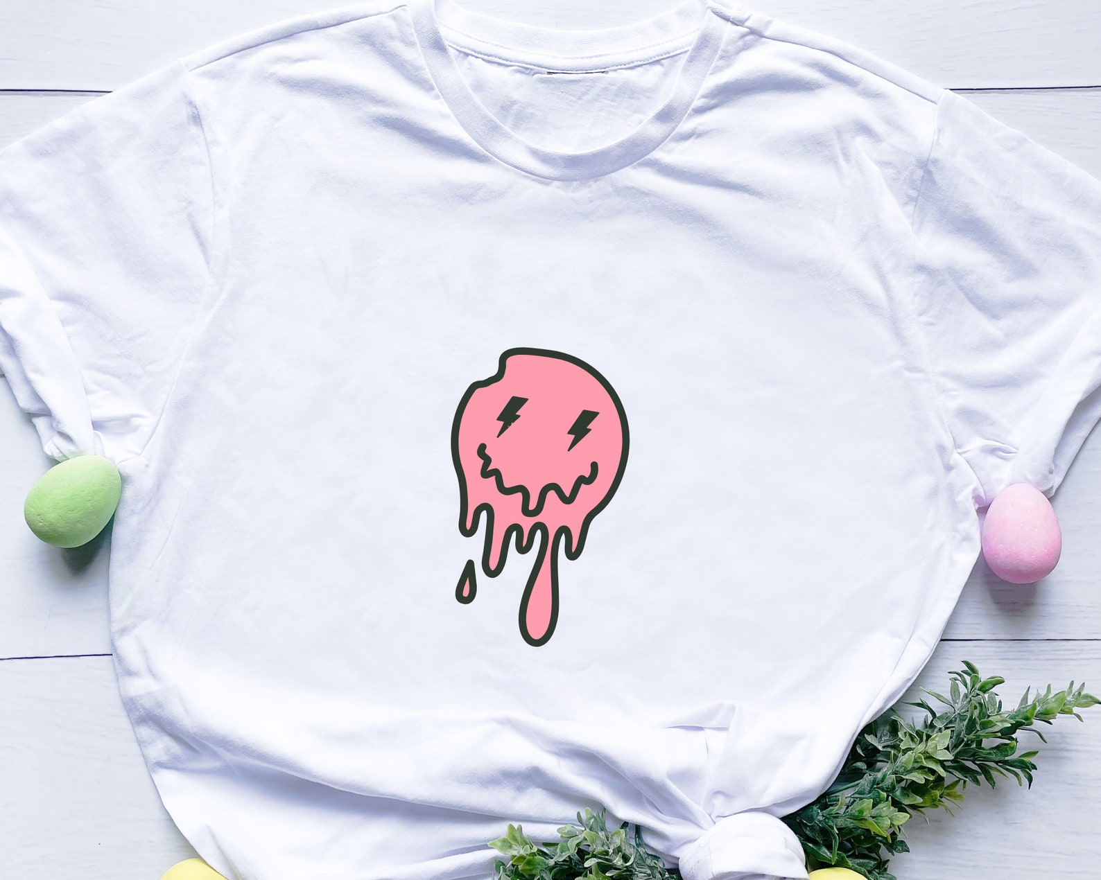 Melted Smiley Face Svg Bundle Melting Smiley Face Smiley | Etsy