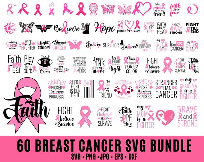 Breast Cancer Awareness, Pink Ribbon, and Roses, Stained Glass Print ...