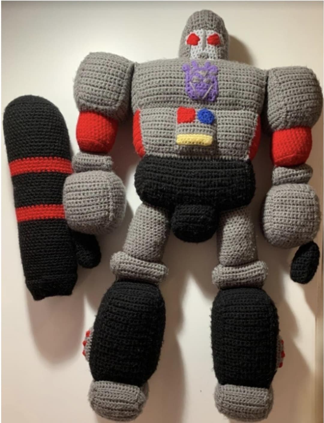 Crochet Transformer Megatron Plush Pattern - Etsy