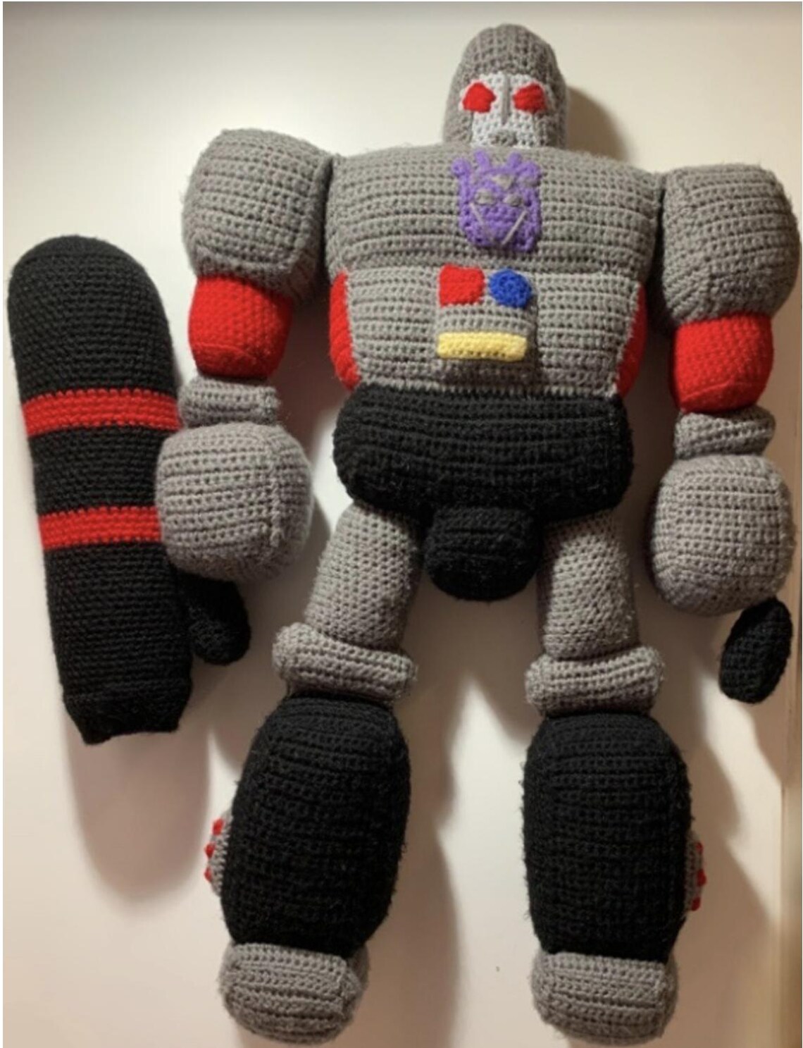 Crochet Transformer Megatron Plush Pattern - Etsy