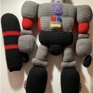 Crochet Transformer Optimus Prime Plush Pattern - Etsy