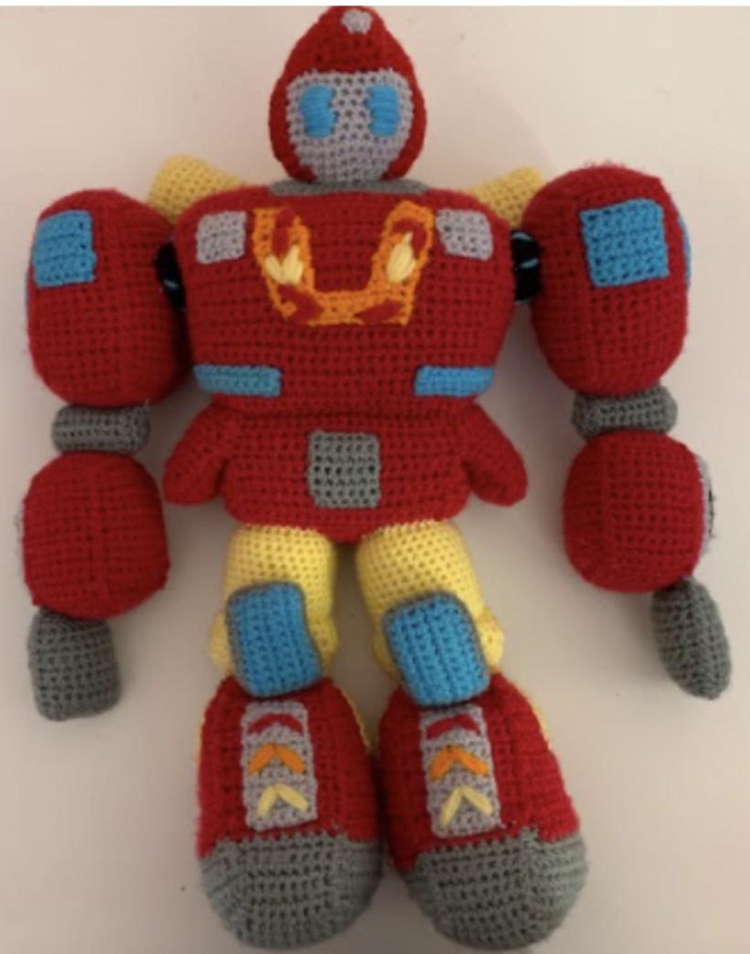 Crochet Transformer Hot Rod Plush Pattern - Etsy