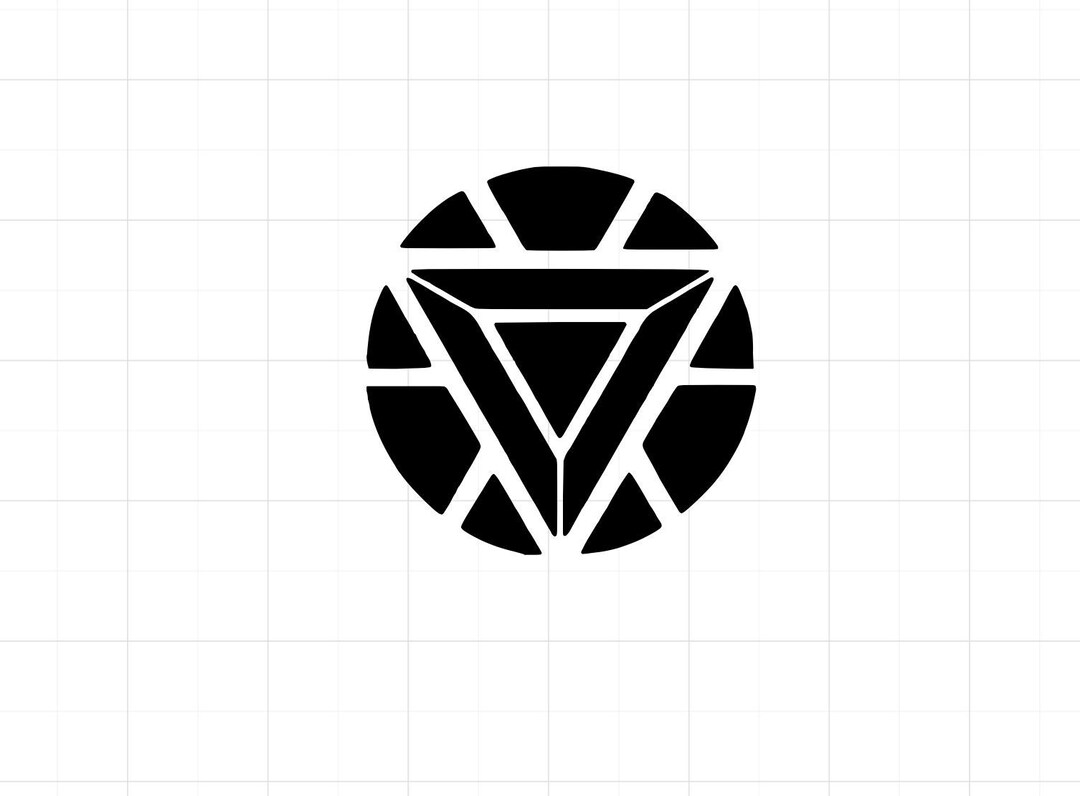 Marvels Iron Man Arc Reactor Vinyl Decal - Etsy Australia