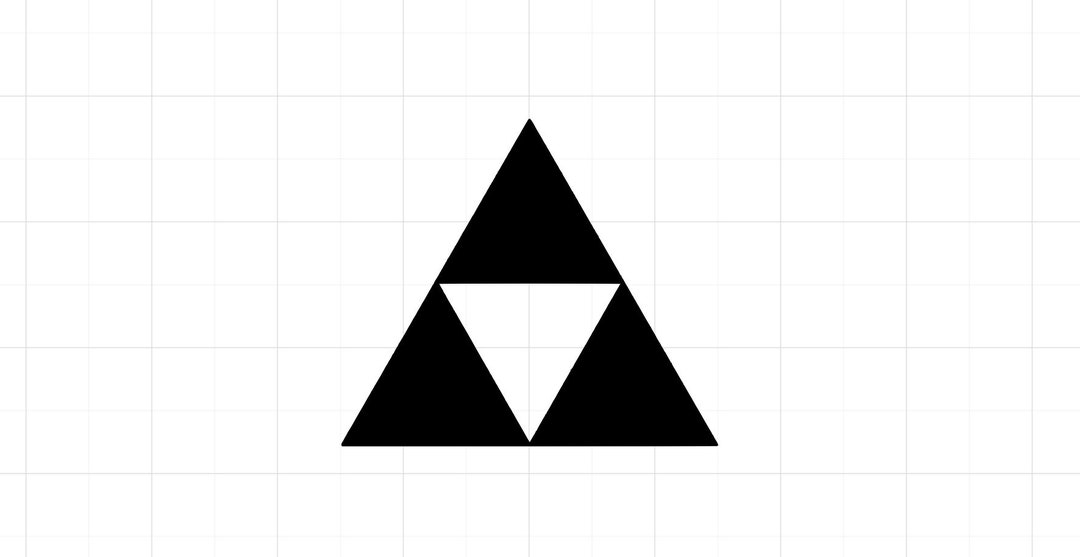Legend of Zelda Triforce Logo Vinyl Decal - Etsy