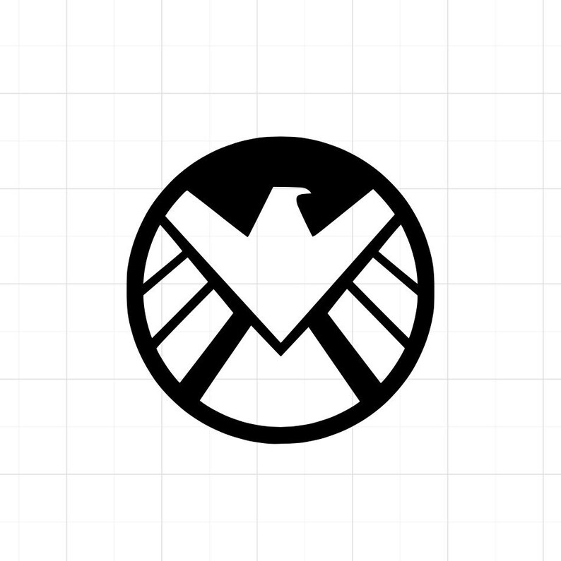 Marvel SHIELD Logo Vinyl Sticker - Etsy