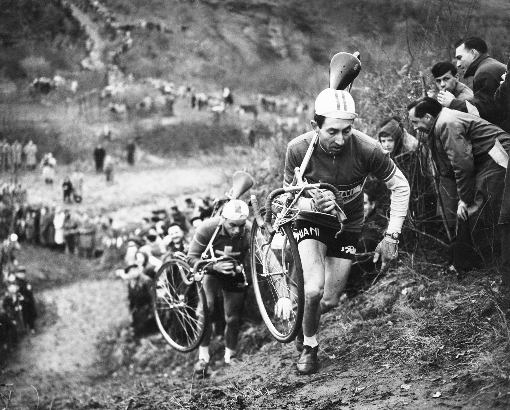 Cycling Print, Cyclo-cross Worlds 1958 Cycling Photograph. Cycle Cross ...