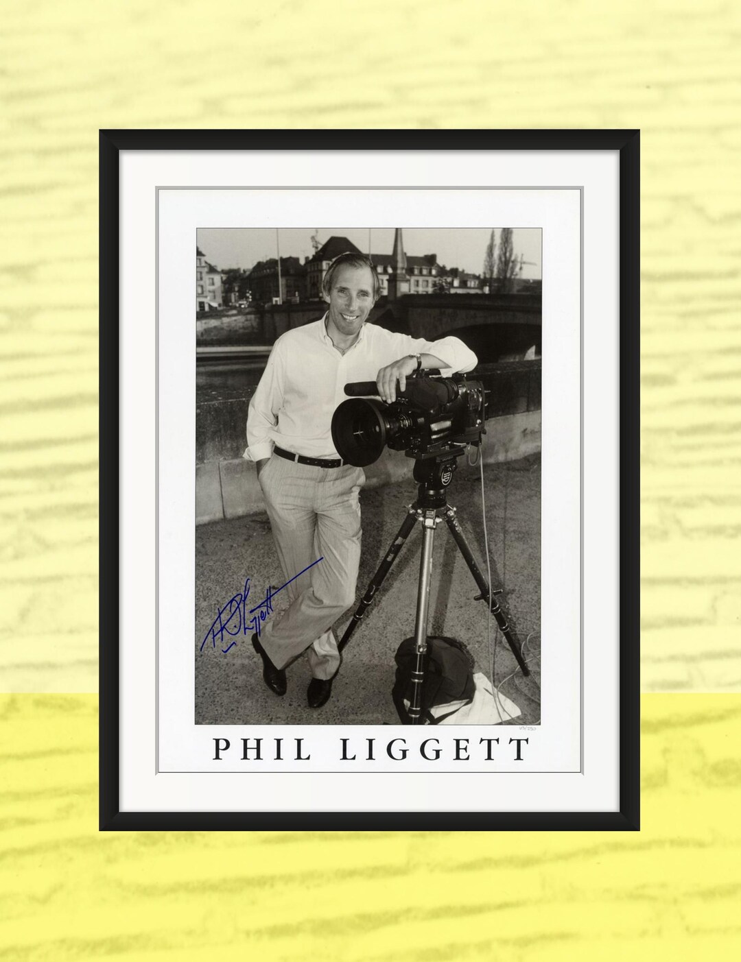 Phil Liggett Signed Print, Tour De France Legend, 16.5 X 22.5 Inch ...