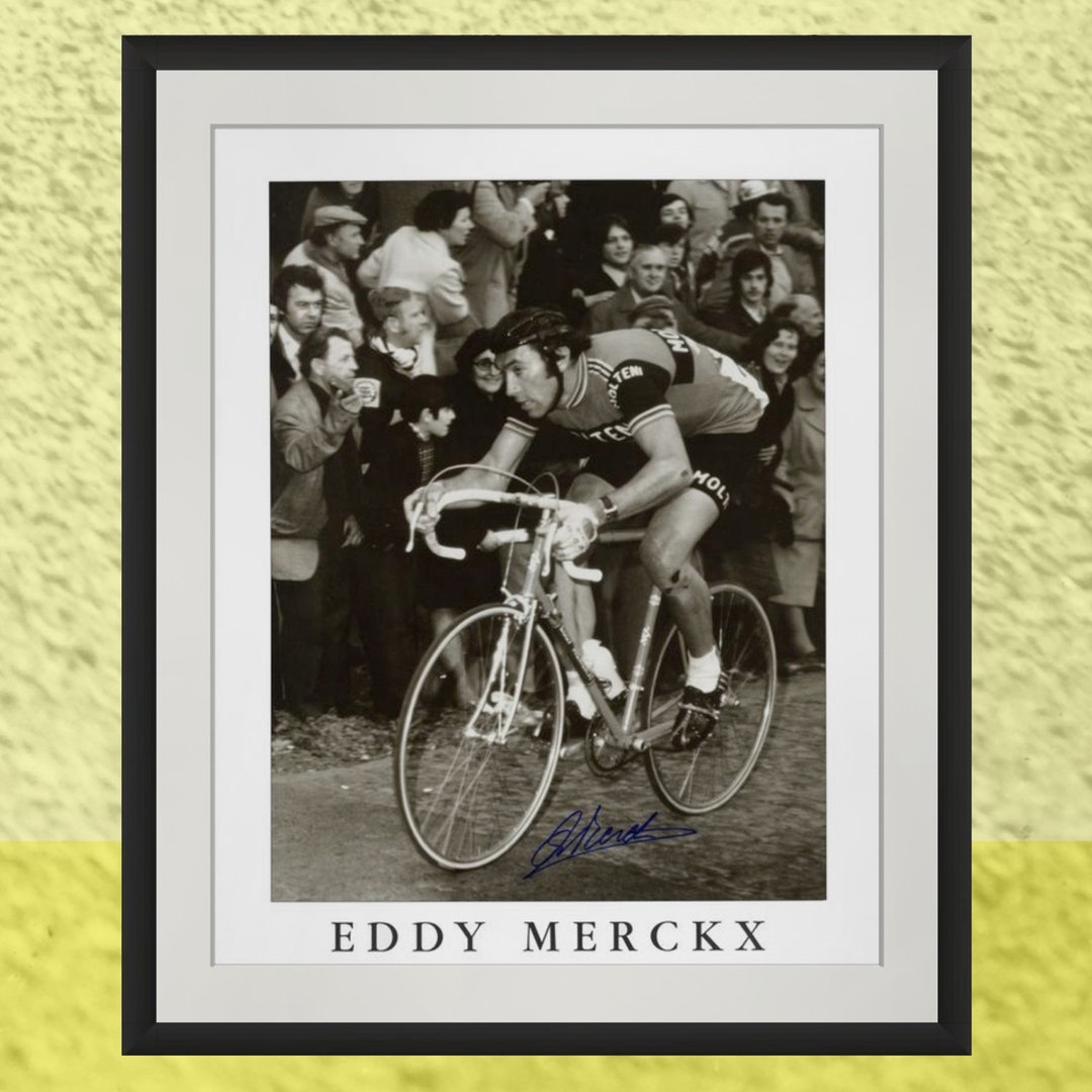 Eddy Merckx Signed Print- Gent-wevelgem 1976, Cycling Photo, Limited ...