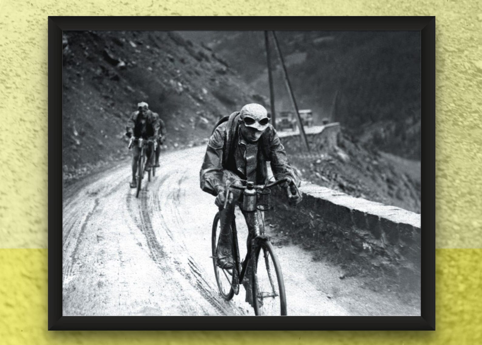 Tour De France 1928, Nicolas Frantz on the Col D'allos, Cycling Photo ...