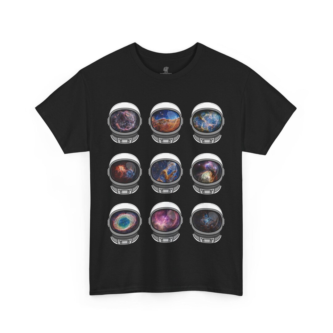 Nebula Collage Astronaut Shirt, Celestial Astronomy Tshirt, Deep Outer ...