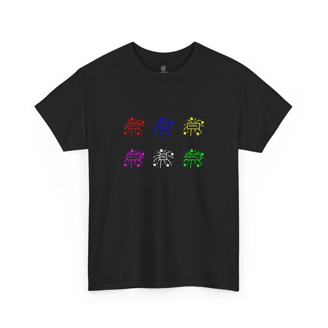 Firework Color Shirt, Colorful Metals Chemistry Tee, Science T-shirt - Etsy