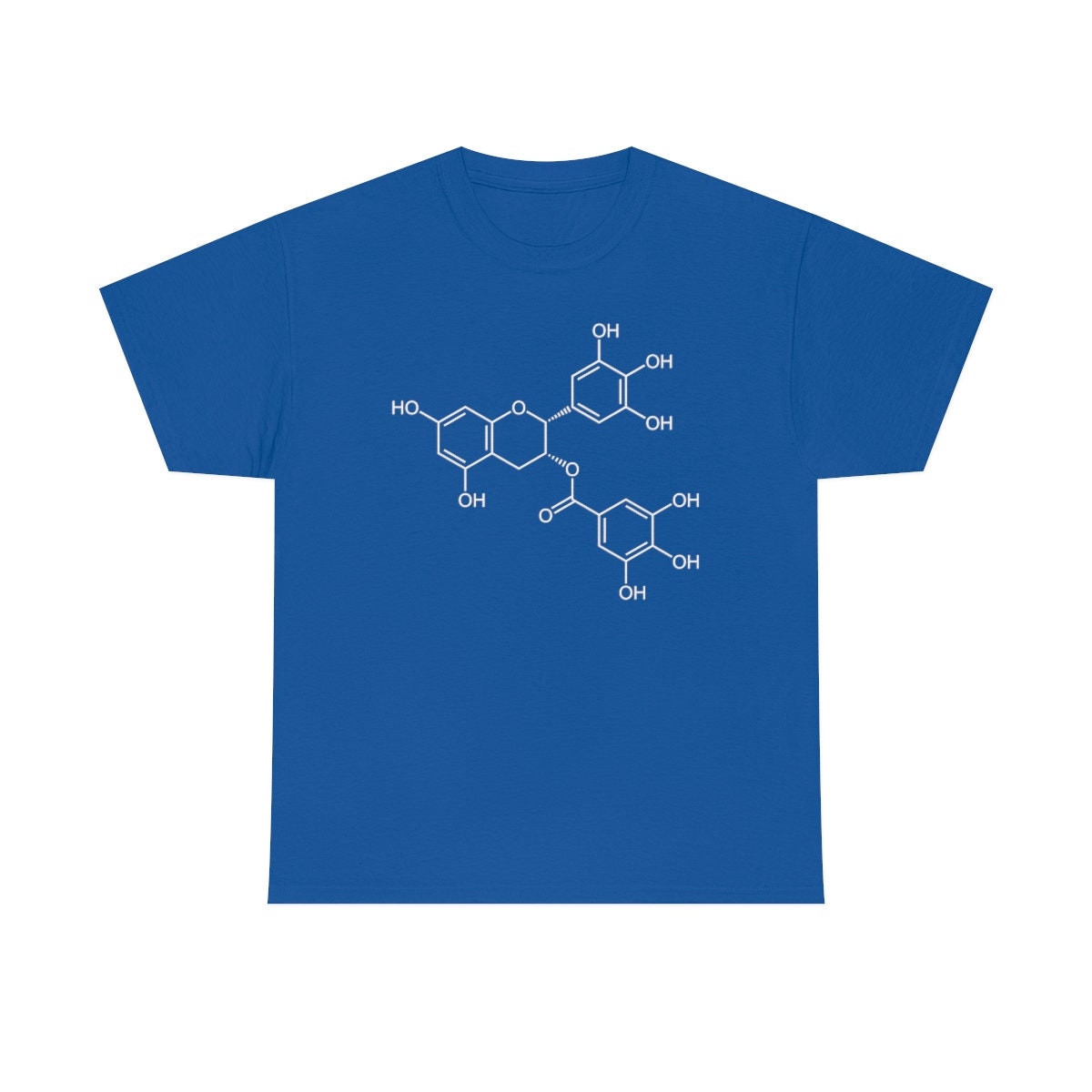 EGCG Molecule Shirt, Green Tea Tee, Matcha Molecule T-shirt, Chemistry ...