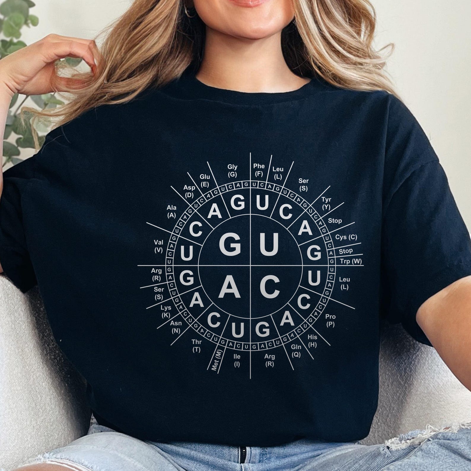 Codon Shirt, Genetic Code Tee, Biology Science Teacher T-shirt - Etsy