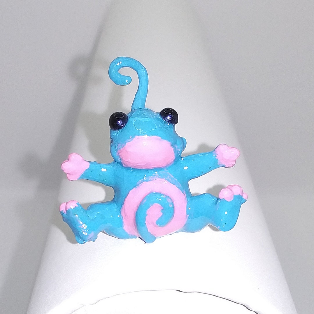 Hand Painted Pokemon Mini Figure Shiny Politoed - Etsy