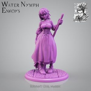 Servant Girl Marin the Mermaid / Tabletop Model / Miniature Figurine ...