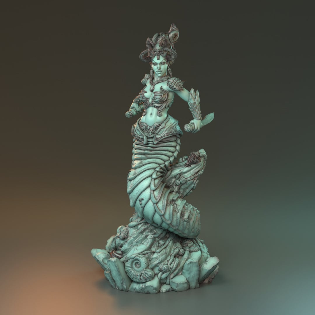 O'shessa the Lamia / Tabletop Model / Miniature Figurine Mythreal Games ...