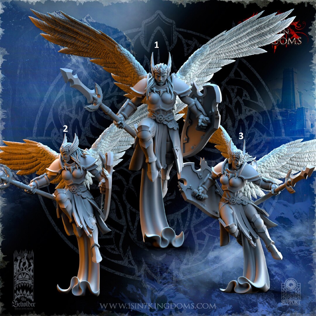 Stormwolf Elite Valkyrie Guards / Tabletop Model / Miniature Figurine ...