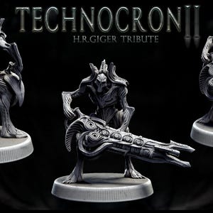 Necromech Fighter / Tabletop Model / Miniature Figurine | Mini Monster ...