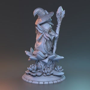 Zee the Frog Wizard / Tabletop Model / Miniature Figurine | Mythreal ...