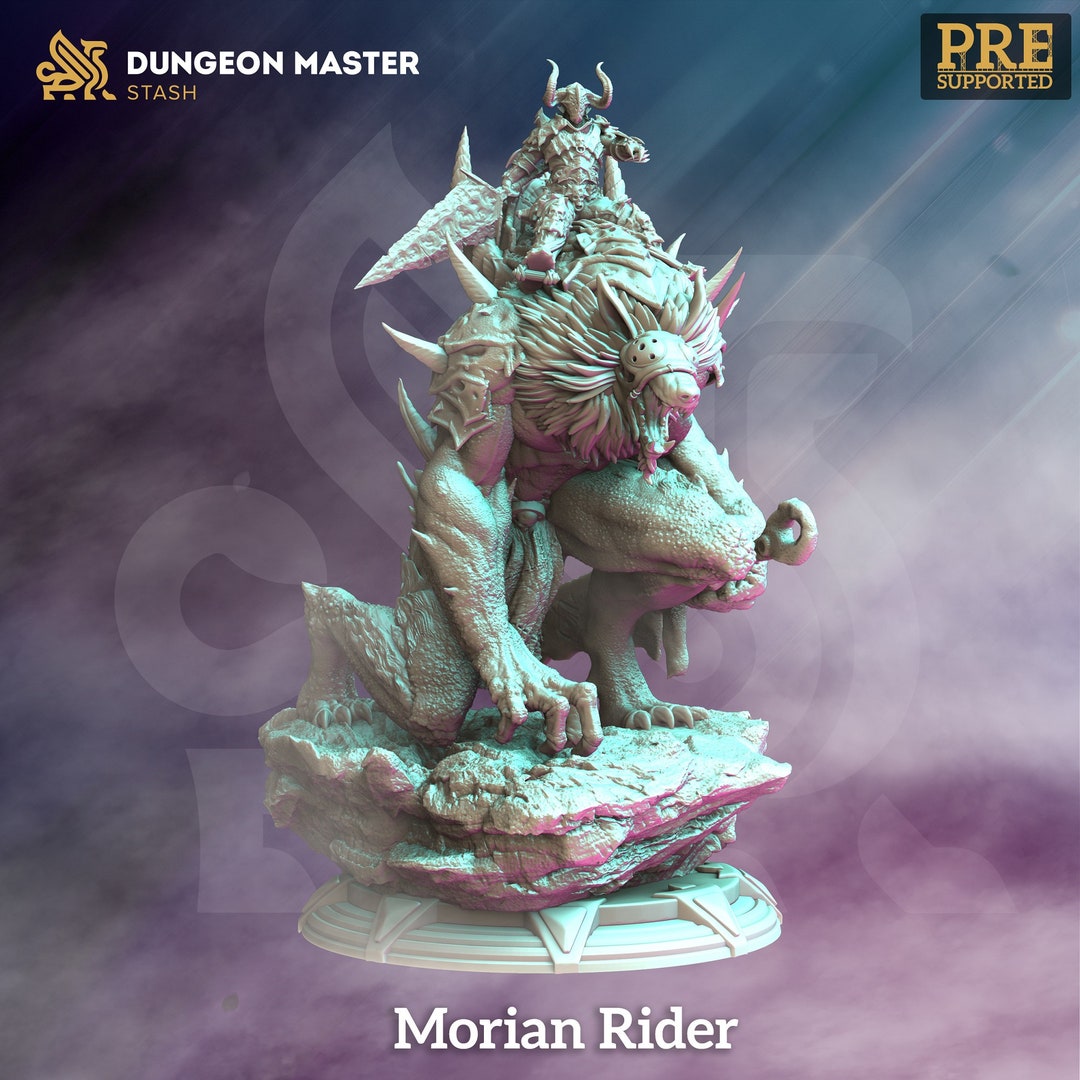 Werewolf Rider Morian / Tabletop Model / Miniature Figurine | DM Stash ...