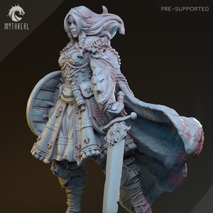 Arturia the Shield Maiden / Tabletop Model / Miniature Figurine ...