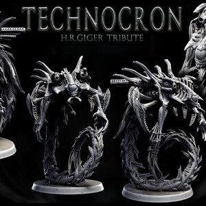 Necromech Glider Monster / Tabletop Model / Miniature Figurine | Mini ...