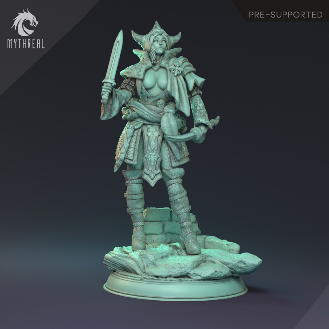 Alimilian Folcalini the Assassin / Tabletop Model / Miniature Figurine ...