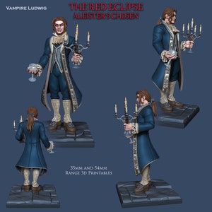 Ludwig the Vampire / Tabletop Model / Miniature Figurine - Etsy