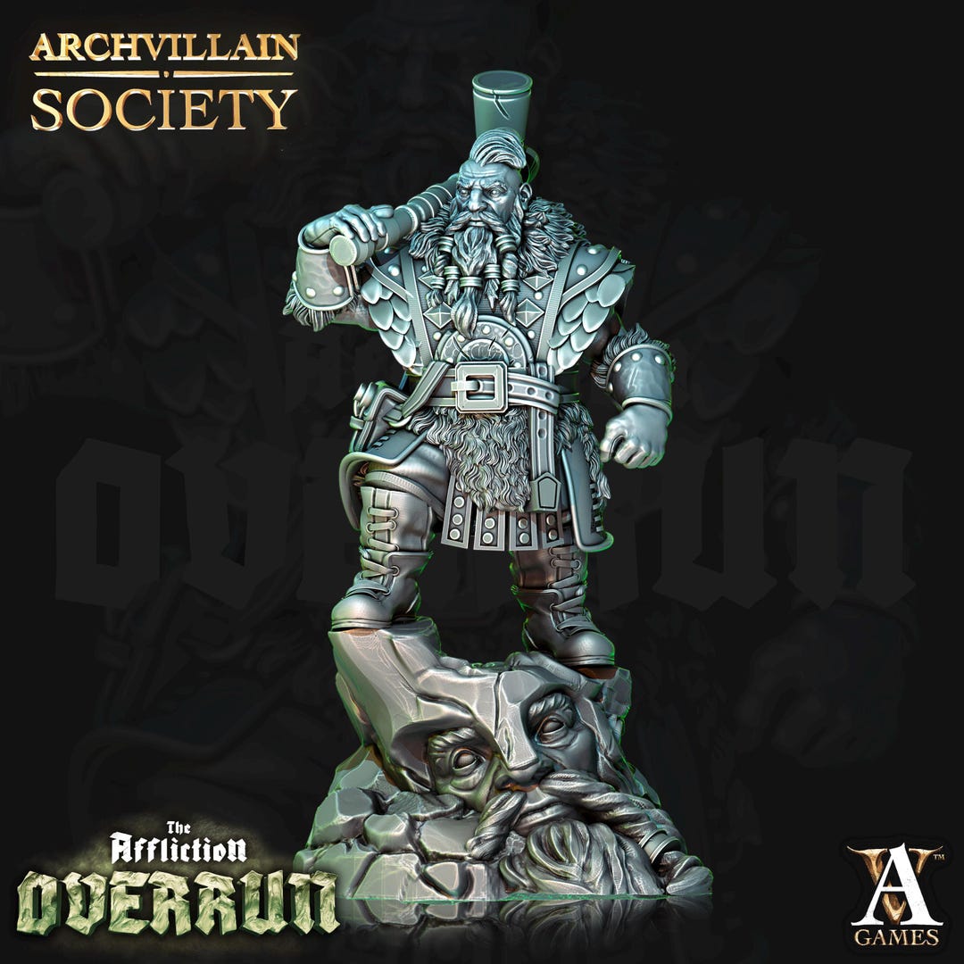 Moleat Brewhide / Tabletop Model / Miniature Figurine | Archvillain ...