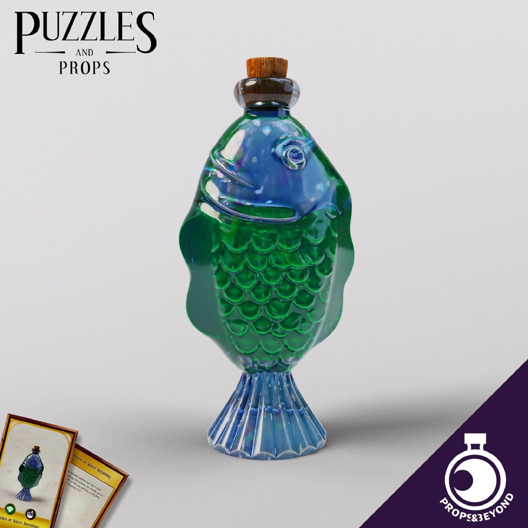 Potion of Water Breathing / Tabletop Prop / Cosplay Prop | Props and ...