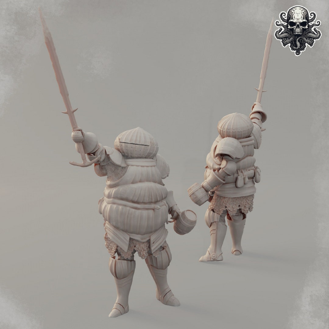 Onion Knight / Tabletop Model / Miniature Figurine | Realsteone ...